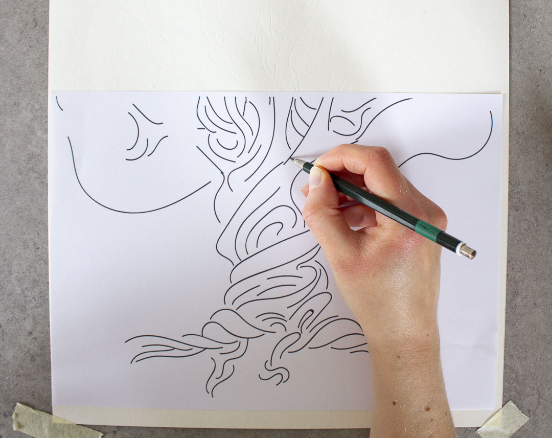 Quilling Baum basteln - Anleitung - CaroKunterbunt